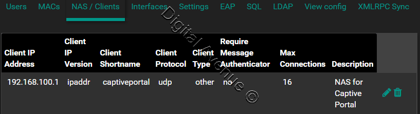 Install and Configure Captive Portal with FreeRADIUS on pfSense