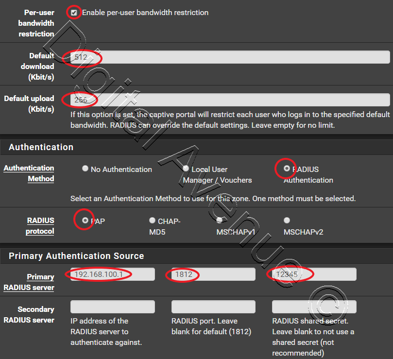 Install and Configure Captive Portal with FreeRADIUS on pfSense